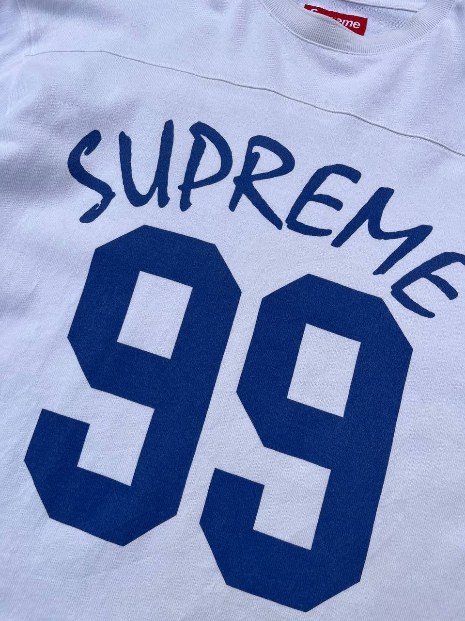 Supreme 99 L/S Football Top White Long Sleeve XL – supersaelger
